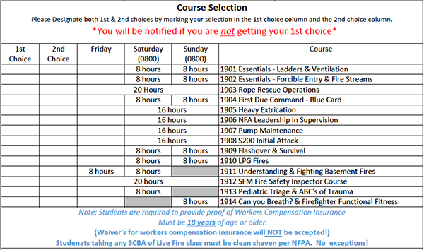 Fire Academy Registration – Eastern Idaho Fire Chiefs Association